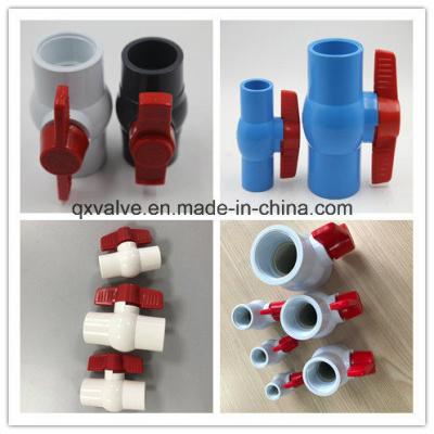Cina Forme di connessione di colla di rifornimento di plastica PVC a filo/sottile ottagonale/valvola a sfera compatta in vendita