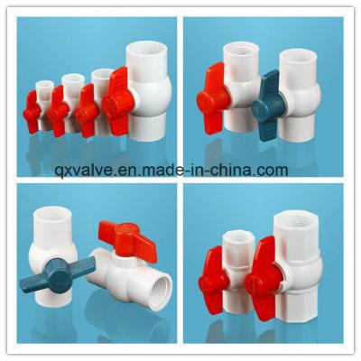 Cina Forme di connessione di colla di rifornimento di plastica PVC a filo/sottile ottagonale/valvola a sfera compatta in vendita