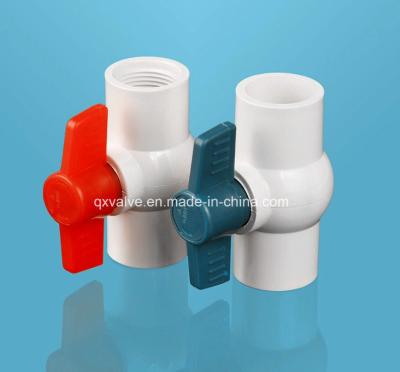 Cina Valvola a sfera in PVC a due vie 32 mm x 32 mm per applicazioni ad alta pressione in vendita