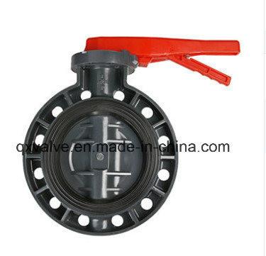 Cina Valvola a farfalla in plastica Dn150 PVC a bassa pressione Pn 1,6mpa Standard DIN ANSI JIS in vendita