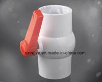 China 4inch UPVC Long Handle Plastic Hose Valve Fixed Ball Valve Structure Customization for sale