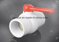 China 4inch UPVC Long Handle Plastic Hose Valve Fixed Ball Valve Structure Customization for sale