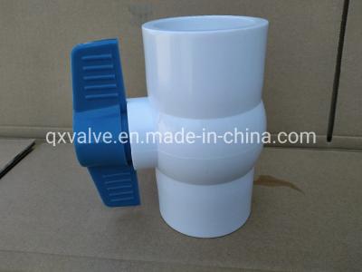 Cina Supporto OEM professionale NBR PP Canale Diretto attraverso Tipo Compatto PVC Valvola a sfera in vendita