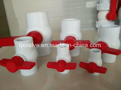 Cina Supporto OEM professionale NBR PP Canale Diretto attraverso Tipo Compatto PVC Valvola a sfera in vendita