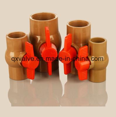 Cina Valvola a scarico di tipo rettilineo Valvola a sfera di PVC compatta per canali professionali in vendita