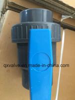 China 110mm PVC Single Union Ball Valve Shutoff Function for Hot Water Distribution System for sale