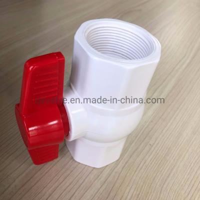 Cina Valvola a sfera ottagonale in PVC bianco da 110 mm per l'industria a basse temperature in vendita