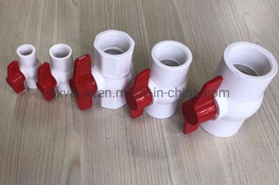 Cina Valvola a sfera ottagonale in PVC bianco da 110 mm per l'industria a basse temperature in vendita