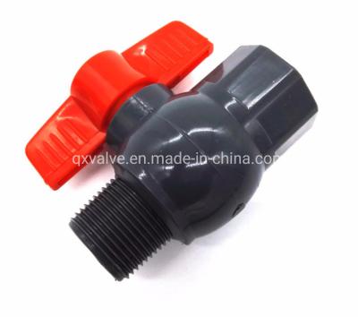 Cina Valvola a sfera ottagonale a filo in PVC femminile/maschile per l'approvvigionamento idrico di tipo 