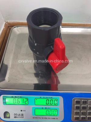 Cina Valvola a sfera ottagonale in PVC grigio con terminali di filo a presa certificata ISO9001 e resistente in vendita