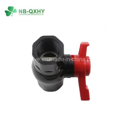 Cina Valvole a sfera ottagonale in PVC nero con sigillo del sedile in in vendita