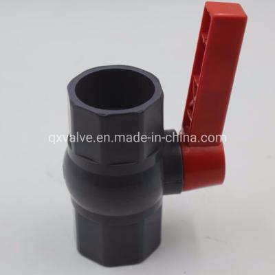 Cina Valvole a sfera ottagonale in PVC nero con sigillo del sedile in in vendita