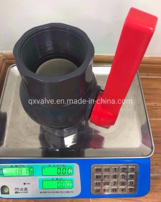 Cina Valvole in plastica in PVC a bassa temperatura Valvole a sfera ottagonale per uso industriale e ambientale in vendita