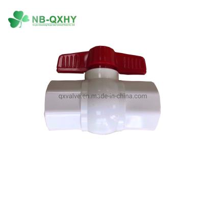 Cina Industria sanitaria Filato PVC Bianco Valvola a sfera compatta ottagonale Pressione nominale Pn25 in vendita