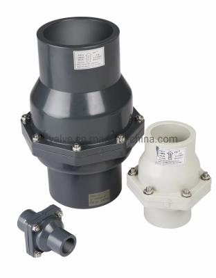 Cina Valvola di controllo di oscillazione in PVC di colore grigio con standard ANSI e doppio lobo DDCV in vendita