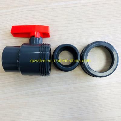 Cina Valvola a sfera di PVC in plastica con maniglia ABS ISO9001 Pn10 nel mercato del Medio Oriente in vendita