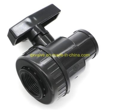 Cina Valvola a sfera di PVC in plastica con maniglia ABS ISO9001 Pn10 nel mercato del Medio Oriente in vendita
