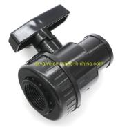 China Normal Temperature PVC Single Double Union Ball Valve Plastic Valves for Irrigation for sale