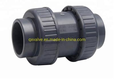 Cina Valvole a sfera di PVC a temperatura normale singole doppie valvole di plastica per irrigazione in vendita