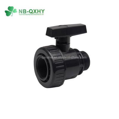 Cina Pressione nominale Pn16 Valvole di plastica Valvola a sfera unica di unione vera con filo di presa QX04 in vendita