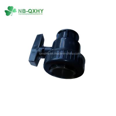 Cina DIN ANSI BS Standard Valvole a sfera in PVC Bianco Single Double Union per l'America Mercato principale in vendita
