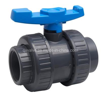 Cina Pressione nominale Pn16 QX03 Nuova Valvola a sfera di PVC in plastica in vendita