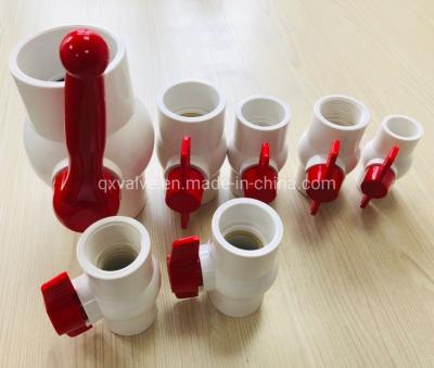 Cina Pressione nominale Pn16 QX03 Nuova Valvola a sfera di PVC in plastica in vendita