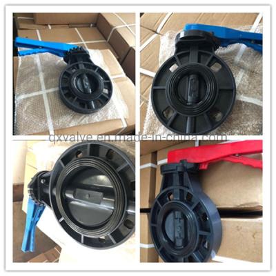 中国 水産業用 PVC 手動バタフライバル ハンドルギア/レバー性能 販売のため