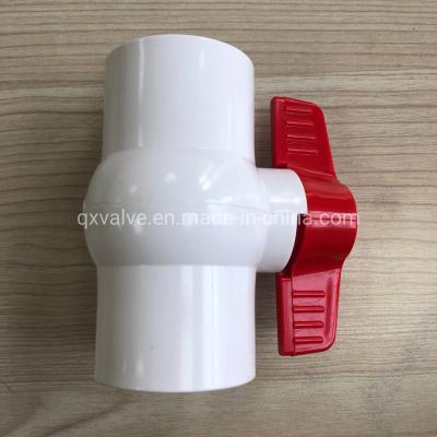 Cina Fornitura Flessibile Valvola a sfera di connessione forma Colla DIN ANSI Plastica PVC Valvola a filo in vendita