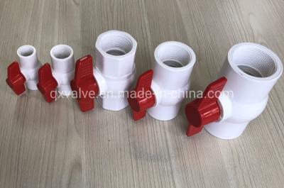 中国 水産業用 1/2プライムプライム PVC コンパクトボールバルブ 販売のため
