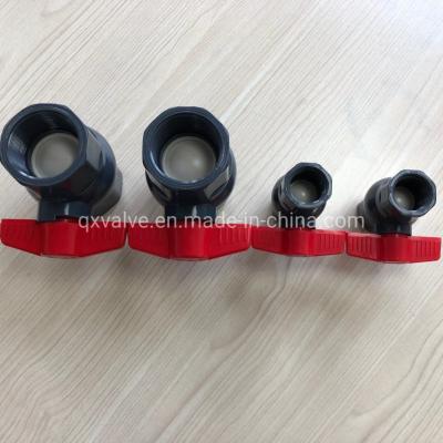 Cina Mercato Medio Oriente Valvola a sfera ottagonale in PVC ad alto spessore con maniglia in ABS in vendita