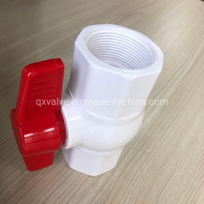 Cina Mercato Medio Oriente Valvola a sfera ottagonale in PVC ad alto spessore con maniglia in ABS in vendita