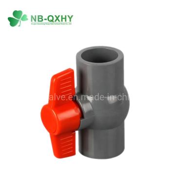 Cina Valvola a sfera in PVC per l'industria chimica con tipo rettilineo e fine filo di presa in vendita