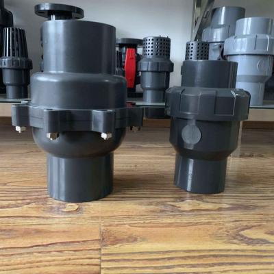 中国 QX 標準 PVC パイプ ユニオン 効率的に設計された灌輸水供給のためのチェックバルブ 販売のため