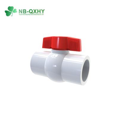 Cina Modalità di guida manuale Valvole a sfera in PVC con e progettazione da fornitura diretta in vendita