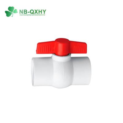 Cina Modalità di guida manuale Valvole a sfera in PVC con e progettazione da fornitura diretta in vendita