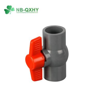 Cina Modalità di guida manuale Valvole a sfera in PVC con e progettazione da fornitura diretta in vendita