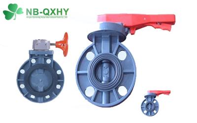 China Válvula de PVC de ligação de flange para controlo manual do abastecimento de água e pedido personalizado à venda