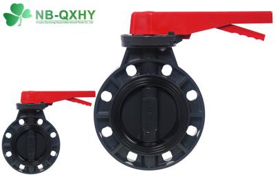 China Válvula de PVC de ligação de flange para controlo manual do abastecimento de água e pedido personalizado à venda