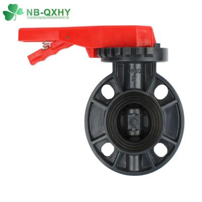 China Válvula de PVC de ligação de flange para controlo manual do abastecimento de água e pedido personalizado à venda