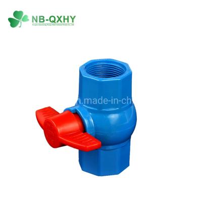 Cina Valvola a scarico manuale Rossa a manico lungo Nero a filo PVC Valvola a sfera ottagonale per piscina in vendita