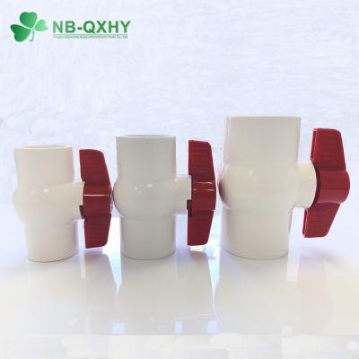 Cina Valvola a sfera in PVC ad alto spessore personalizzabile Valvola ad acqua in plastica con funzione di abbattimento in vendita