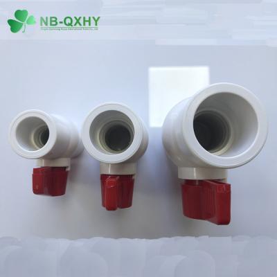 Cina Valvola a sfera in PVC ad alto spessore personalizzabile Valvola ad acqua in plastica con funzione di abbattimento in vendita