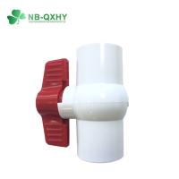 China Manual Driving Mode PVC Compact Ball Valve with Plastic Material Pool Valve Socket for sale