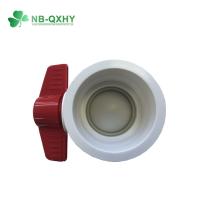 China Manual Driving Mode PVC Compact Ball Valve with Plastic Material Pool Valve Socket for sale