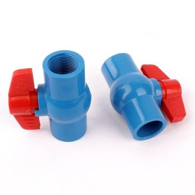 Cina Valvola a sfera in PVC da 1/2 4 pollici con maniglia flessibile QX e maniglie diverse in vendita