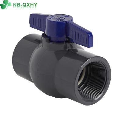 Cina Valvola a sfera ottagonale in PVC con filtro maschile e femminile compatto in vendita