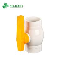 China High Pressure Long Handle PVC Compact Ball Valve for Straight Through Type Channel Samples for sale