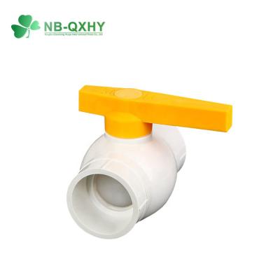 Cina Applicazioni industriali Valvole a sfera compatta UPVC/PVC ad alto spessore 100% materiale in vendita