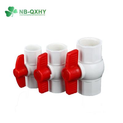 Cina Applicazioni industriali Valvole a sfera compatta UPVC/PVC ad alto spessore 100% materiale in vendita